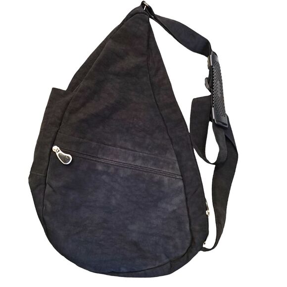 Ameribag | Bags | Ameribag Healthy Back Bag Nylon Sling Strap Multi Pocket Black Ergonomic ...